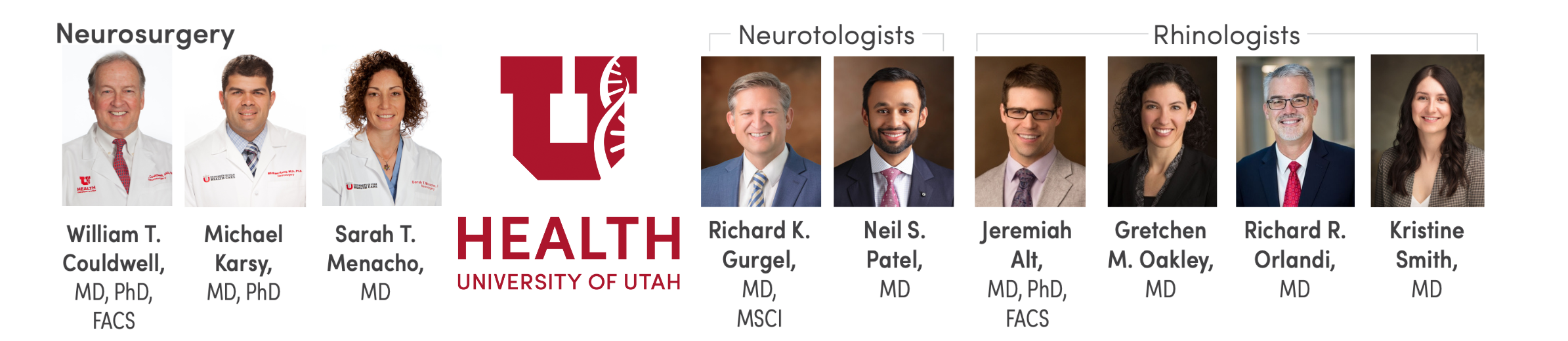 U Of U Health Skull Base Team Earns Recognition From North American Skull Base Society